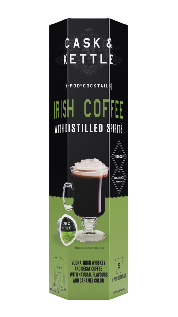 Cocktail 5pk K-Pod Cask & Kettle Irish Coffee – Point Wine & Spirits