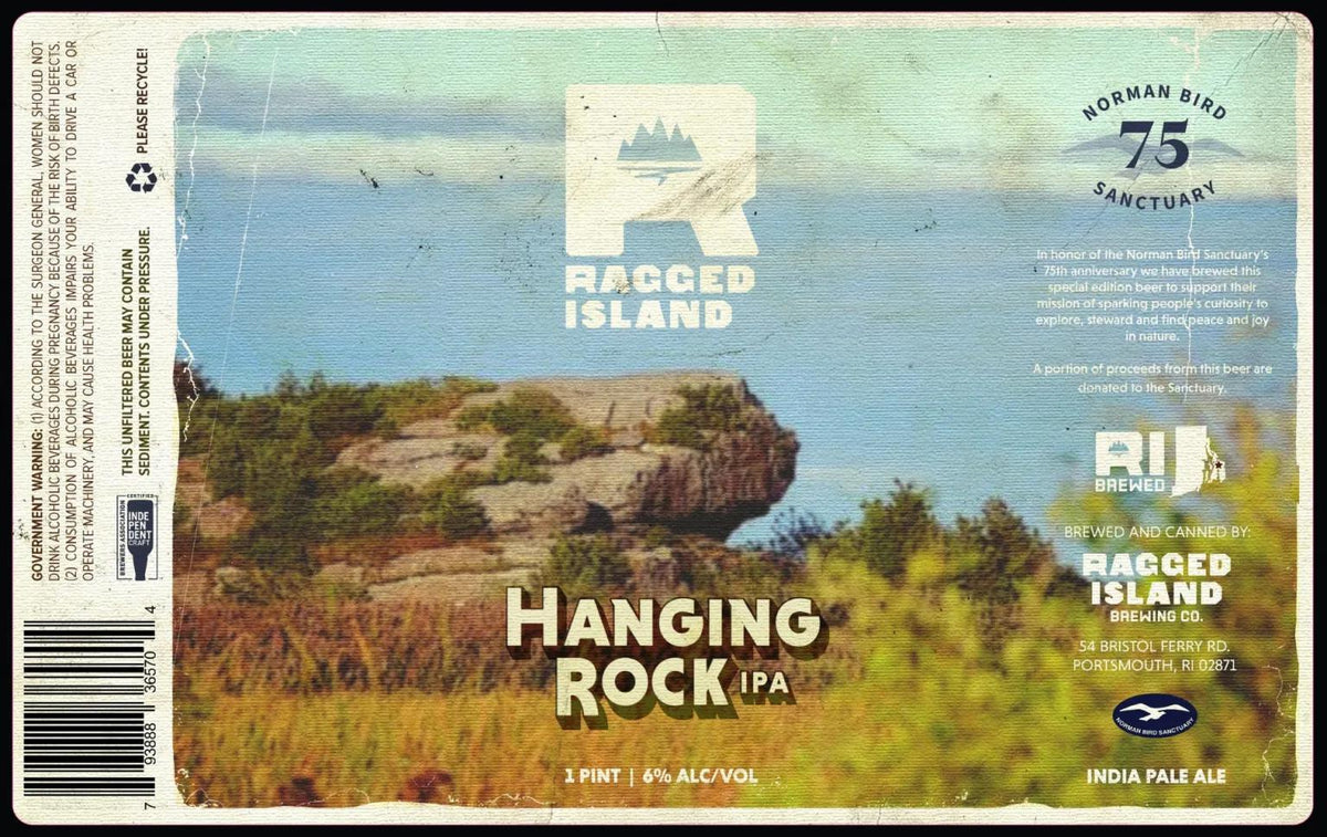 Beer RI Ragged Island 4pk Hanging Rock IPA – Point Wine & Spirits