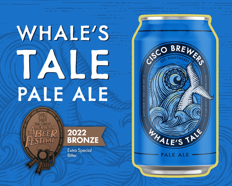 Beer Cisco Brewers 4pk 16oz Cans Whale's Tale Pale Ale 04954 – Point ...