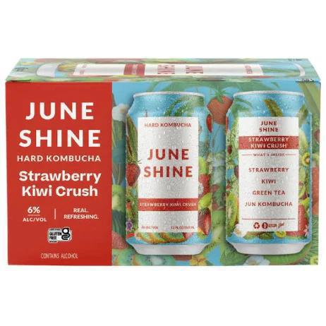 Kombucha June Shine 6pk Strawberry Kiwi Crush 01881 – Point Wine & Spirits