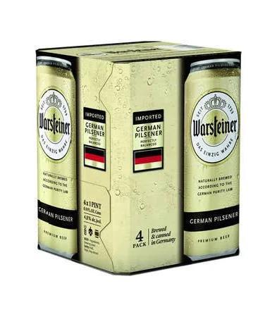 Beer IM Warsteiner 4pk Cans – Point Wine & Spirits