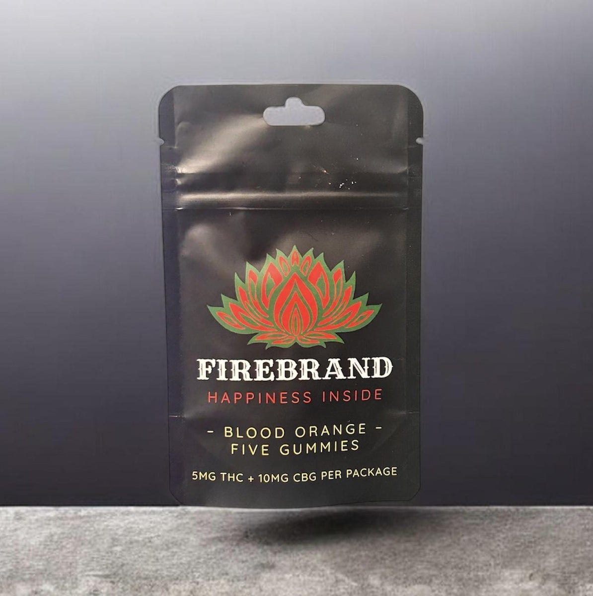 CBD Gummies Firebrand Blood Orange 5mg THC + 10MG CBD – Point Wine ...