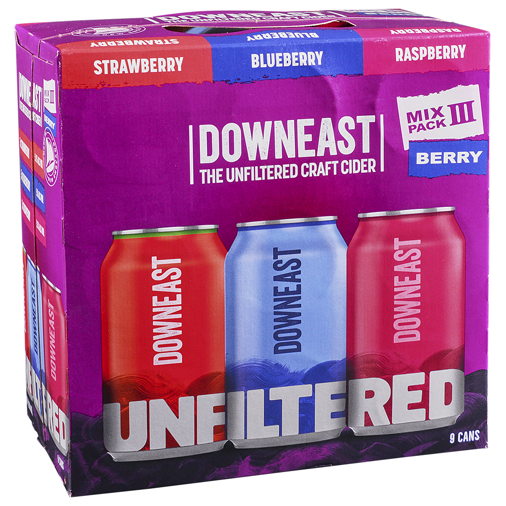 Cider Downeast 9pk Mixed Berry #3 – Point Wine & Spirits